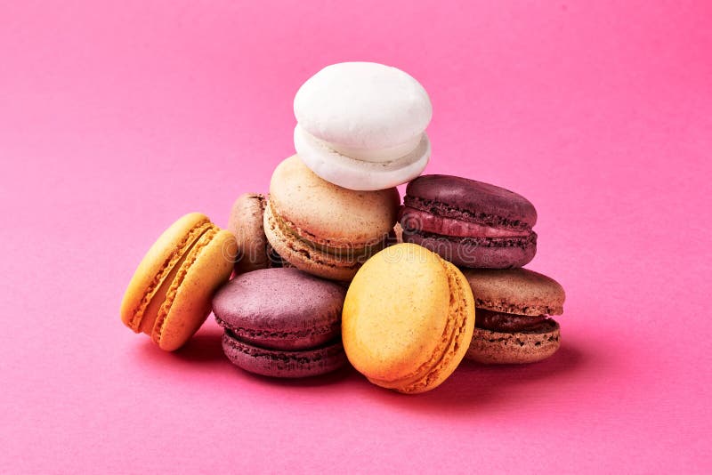 Colored macaroons stock image. Image of food, restaurant - 92820927