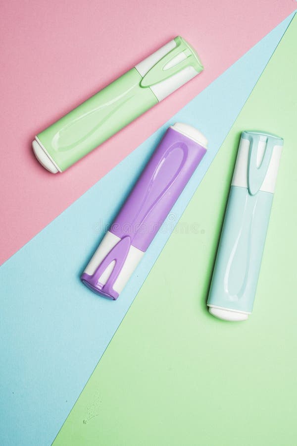 Colored marker pens stock photo. Image of closeup, lined - 43546734