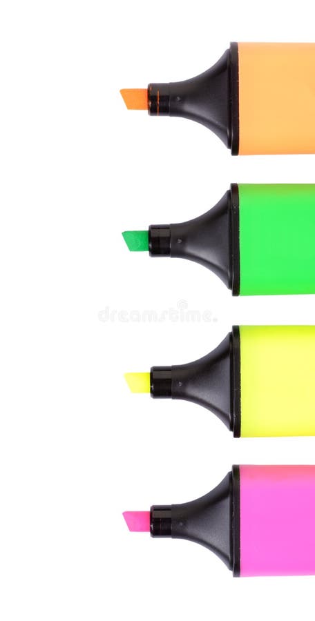 The colored markers stock photo. Image of background - 30421264