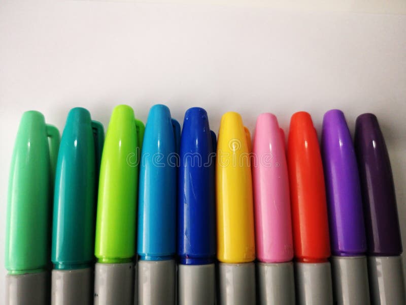 Colored markes stock photo. Image of full, colors, markes - 124282302