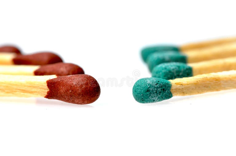 Colored matchsticks stock photo. Image of lighting, colours - 9594424