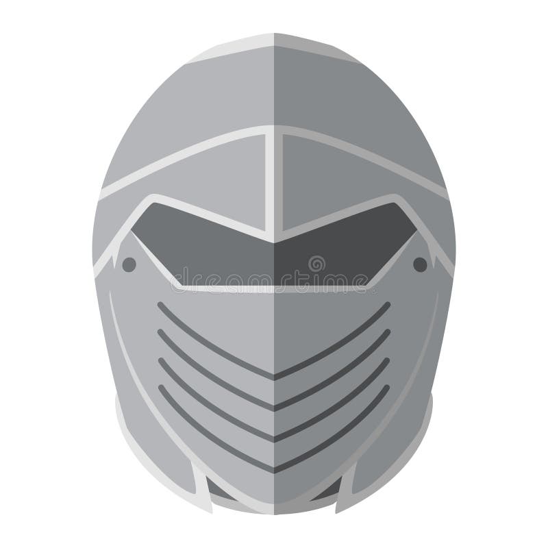 Colored Medieval Helmet Icon Vector Stock Vector - Illustration of ...