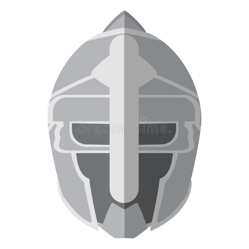 Colored Medieval Helmet Icon Vector Stock Vector - Illustration of ...