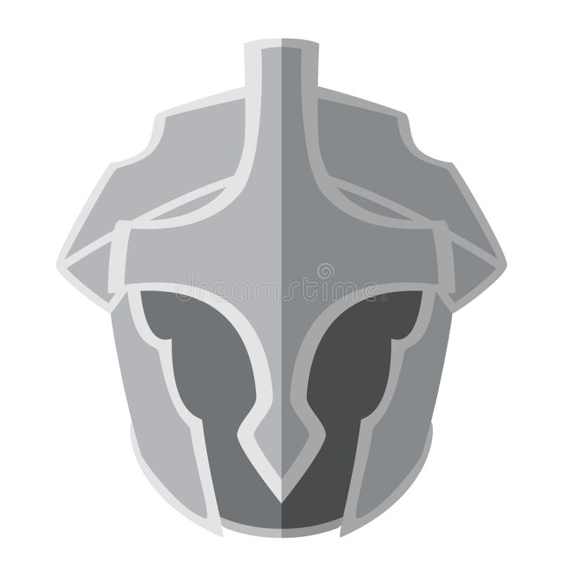 Colored Medieval Helmet Icon Vector Stock Vector - Illustration of ...