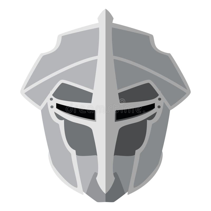 Colored Medieval Helmet Icon Vector Stock Vector - Illustration of icon ...