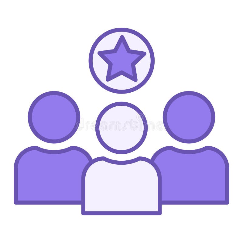 Colored Member Icon. stock vector. Illustration of person - 307927393