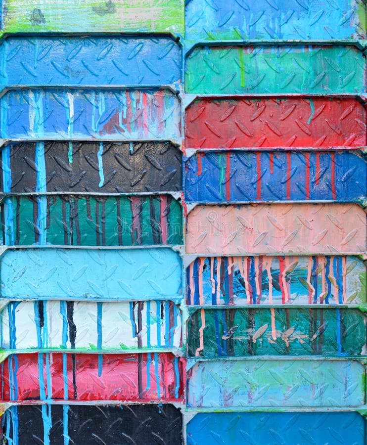 Colored Metal Plate ,iron Surface, Stock Photo - Image of grid, metal ...