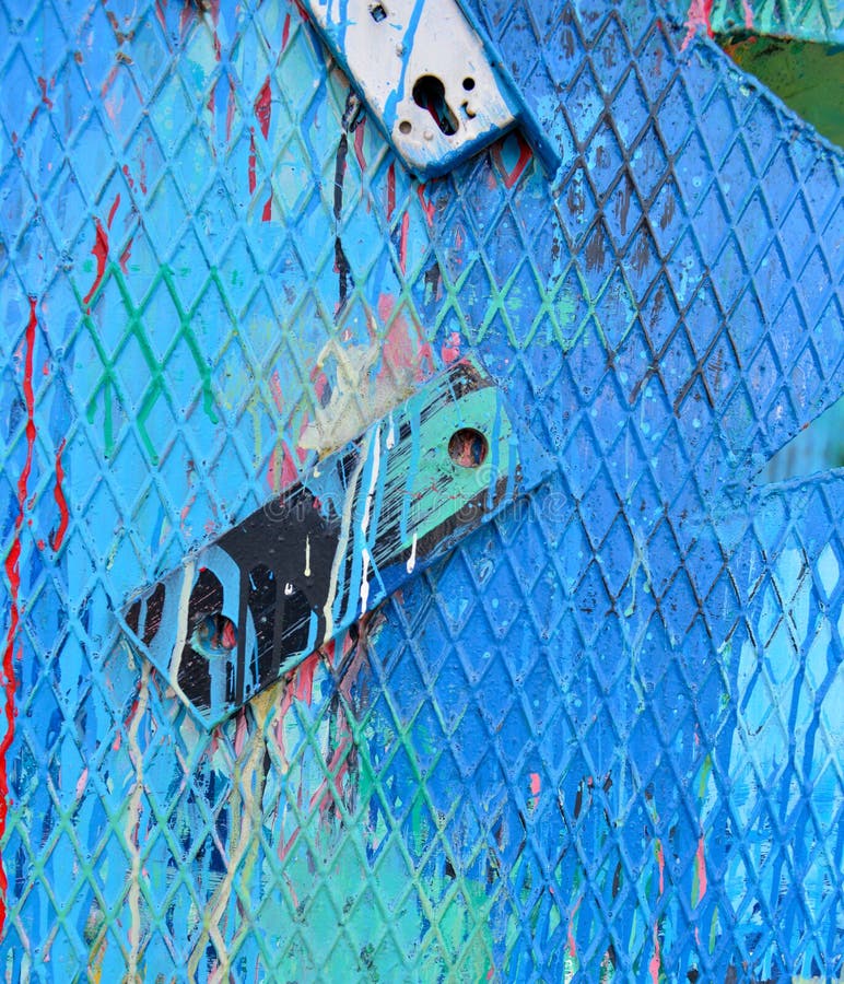 Colored Metal Plate ,iron Surface, Stock Image - Image of grid ...