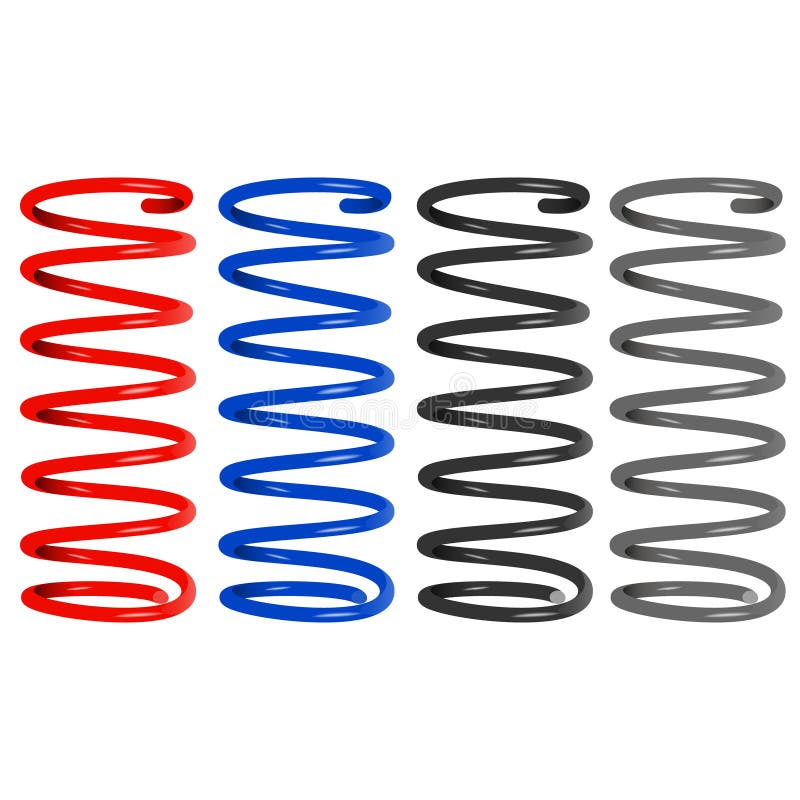 Metal Springs Vector Stock Illustrations – 431 Metal Springs Vector ...