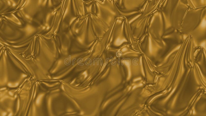 Colored Metallic Liquid Boils on Surface. Design. 3D Liquid with ...