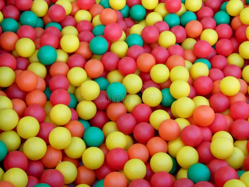 Colorful Plastic Balls Background Stock Photo - Image of balls, rainbow ...