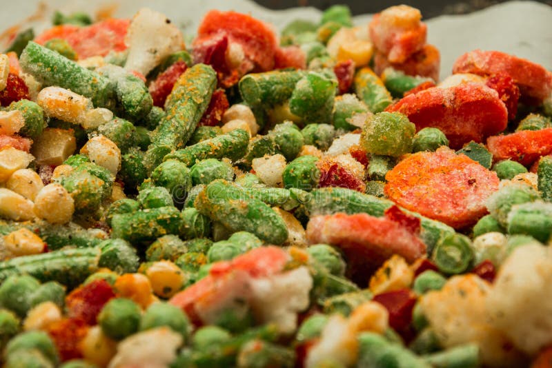 Colored Mix of Cooked Carrots and Other Vegetables Stock Photo - Image ...