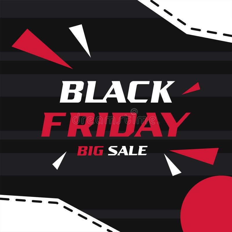 Colored Modern Black Friday Vector Stock Vector - Illustration of ...