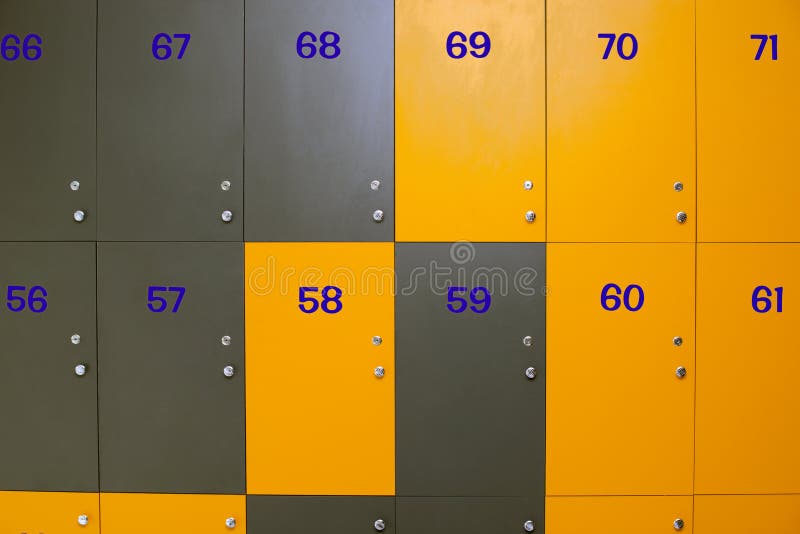 Modern locker room stock image. Image of floor, furniture - 12463615