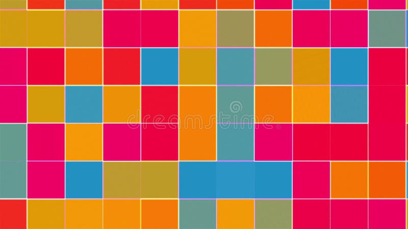 Colored Mosaic Background, Computer Generated. Surface of Multi-colored ...