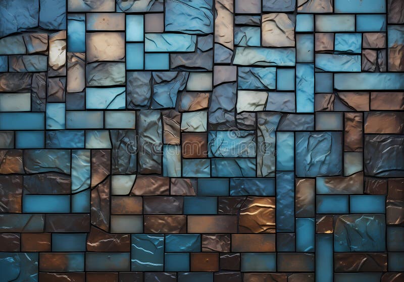 Colored Mosaic Tile Pattern, Desktop Background. Background for Web ...