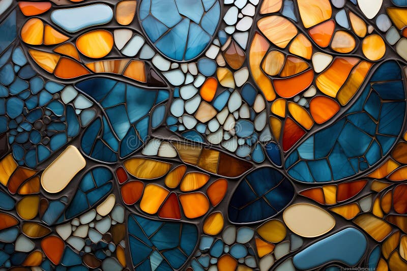 Colored Mosaic Tile Pattern, Desktop Background. Background for Web ...