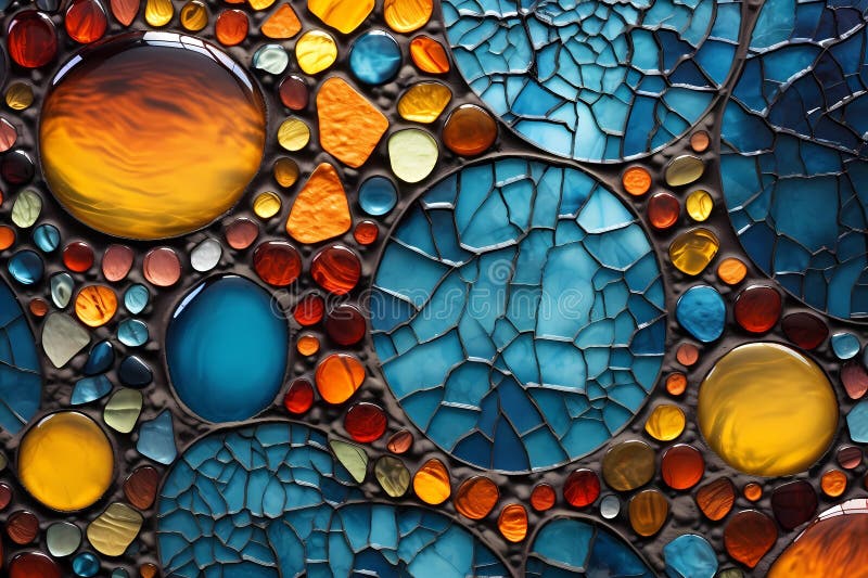 Colored Mosaic Tile Pattern, Desktop Background. Background for Web ...