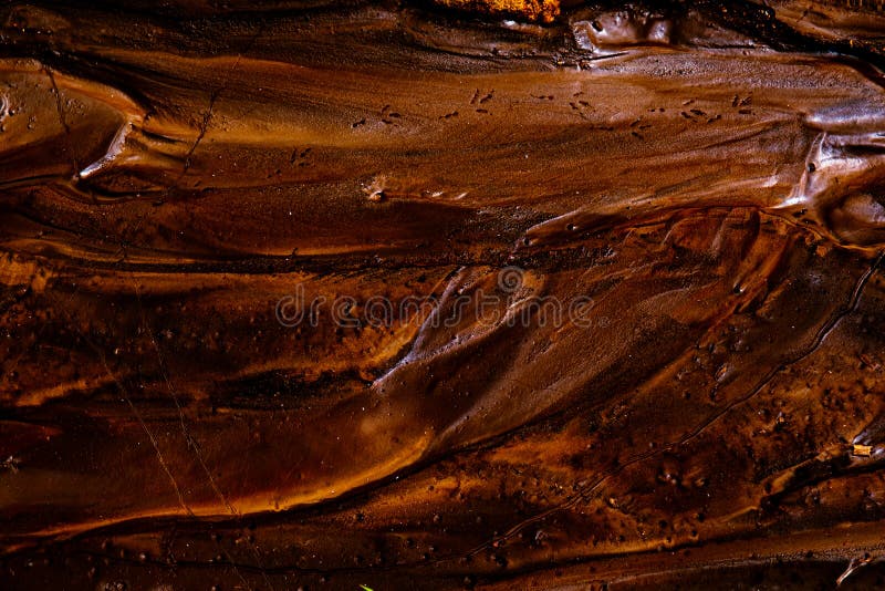 Colored mud river, stock photo. Image of environment - 253756294