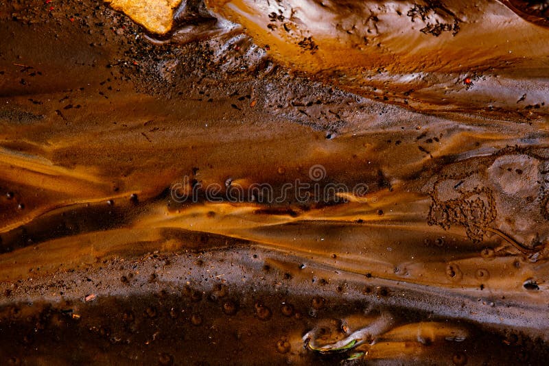 Colored mud river, stock photo. Image of outdoor, hill - 253756314