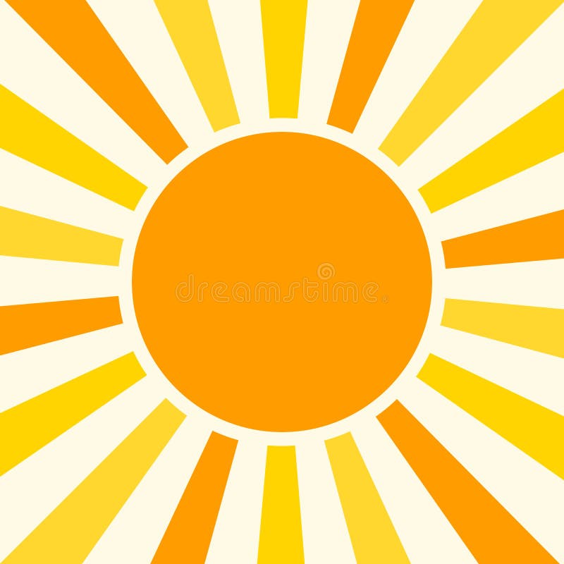 Colored Natural Sunny Background Vector Illustration. EPS10 Stock ...