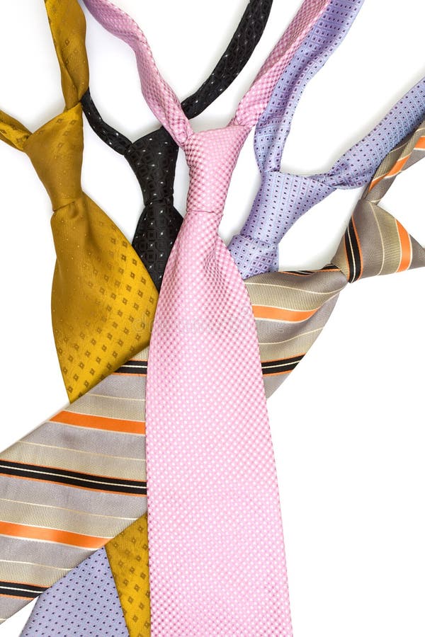 Varicolored Ties in a Shopwindow Stock Image - Image of neck, elegance ...