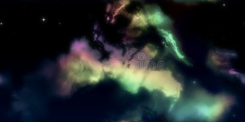 Colored Night Sky Stars Backdrop. Cosmos Skyscape Pattern. Nightscape ...
