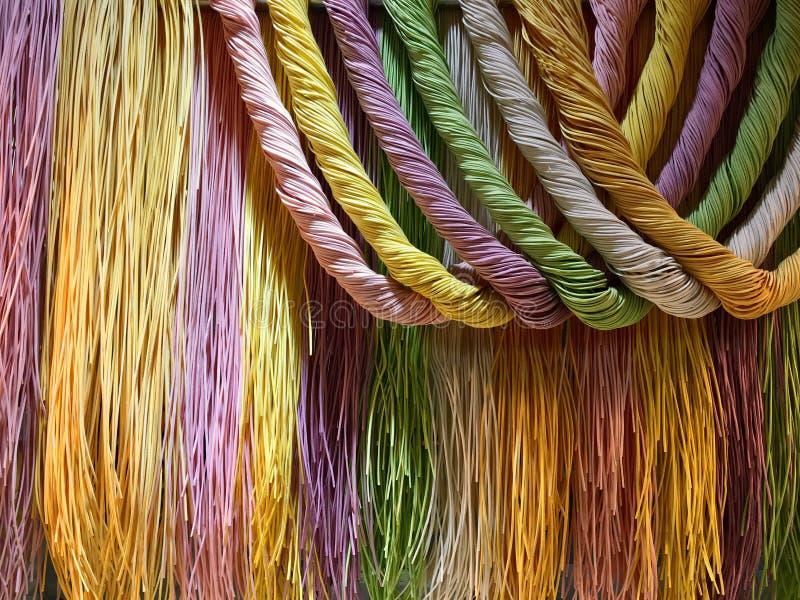 Colored noodles stock image. Image of chinese, noodles - 83123841