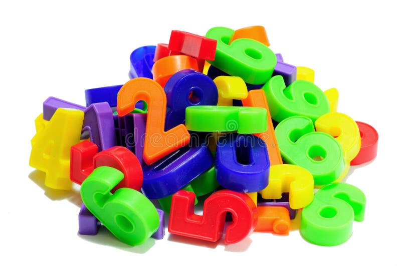 Colored numbers stock image. Image of colors, education - 12019345