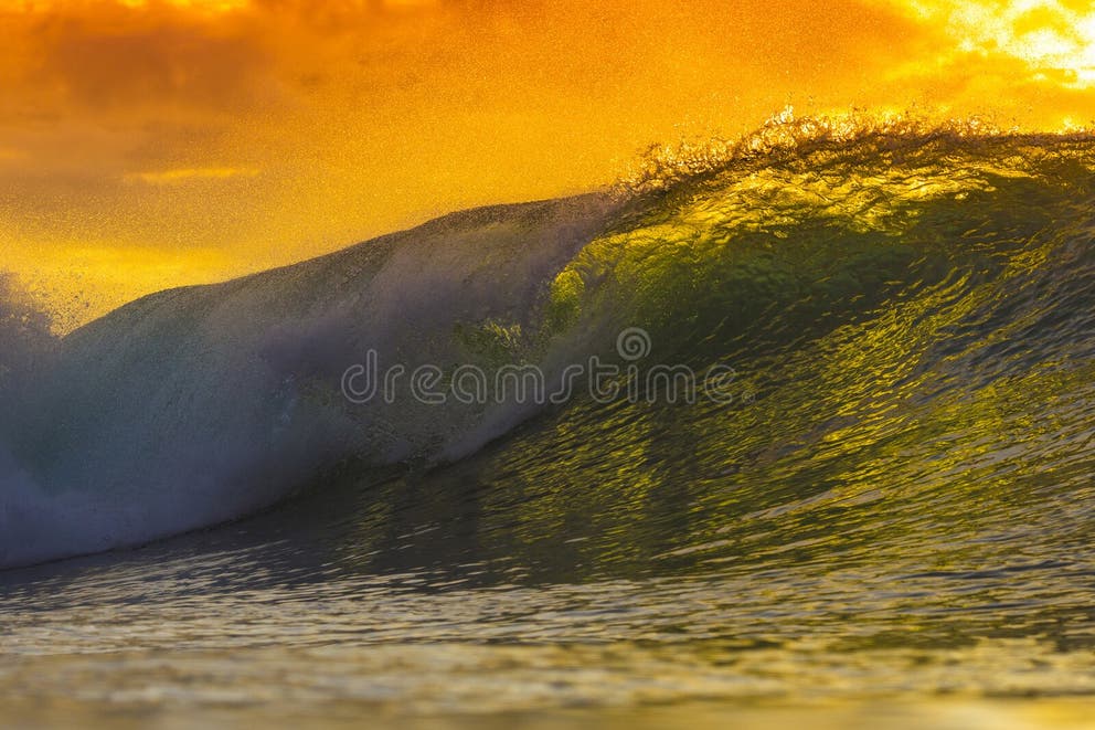 Colored Ocean Wave stock photo. Image of tropical, climate - 318569062