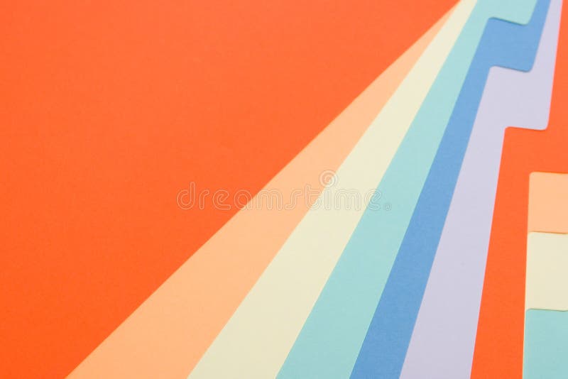 Colored office paper stock image. Image of stationary - 13557031
