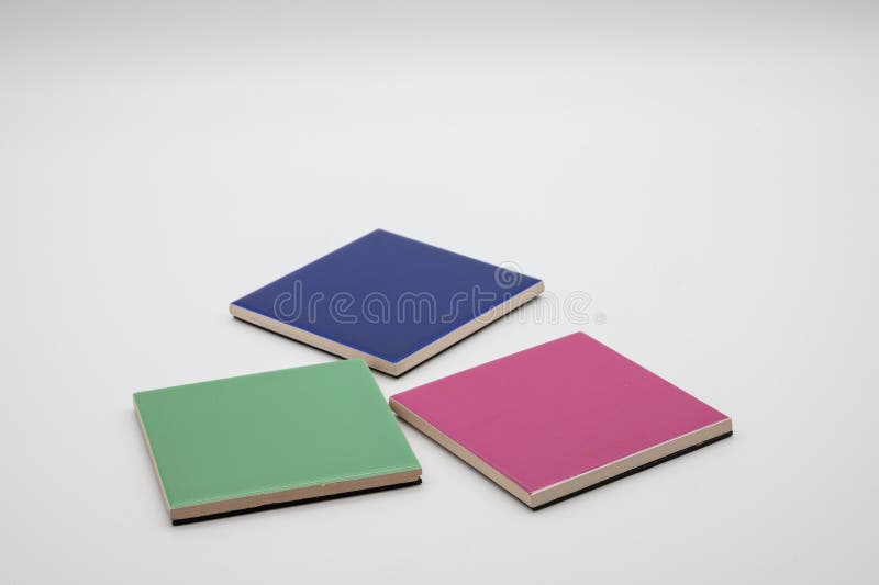 Colored Pad the White Background Stock Image - Image of artistic ...