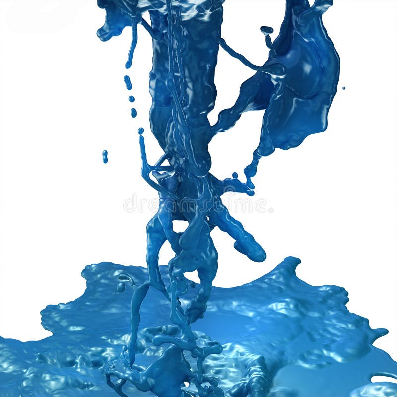 Colored Paint Splash stock illustration. Illustration of liquid - 50295455
