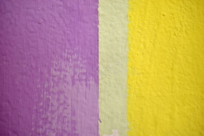 Colored Painted Wall with Stripes. Wall Art Object with Multicolored ...