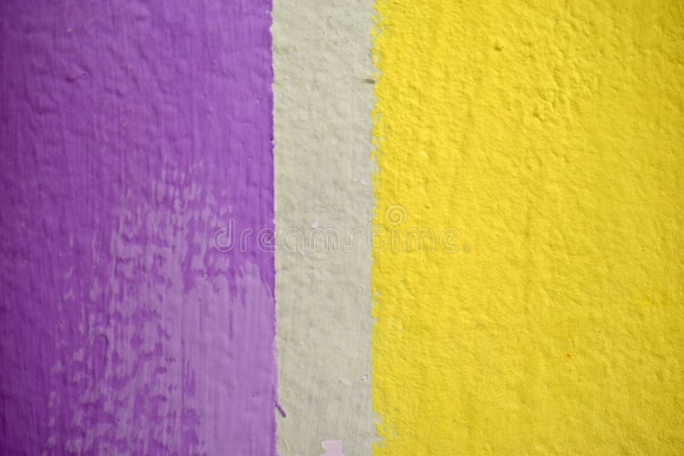 Colored Painted Wall with Stripes. Wall Art Object with Multicolored ...