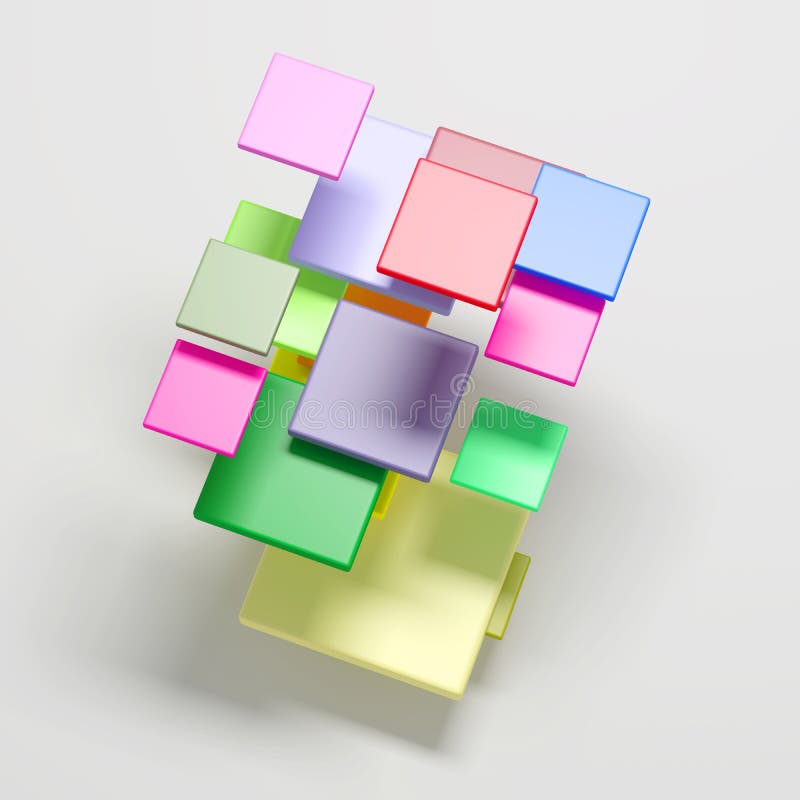 Colored panels stock illustration. Illustration of structure - 53317253