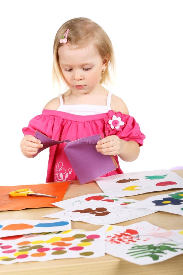 Colored paper stock image. Image of female, artwork, colorful - 17377353