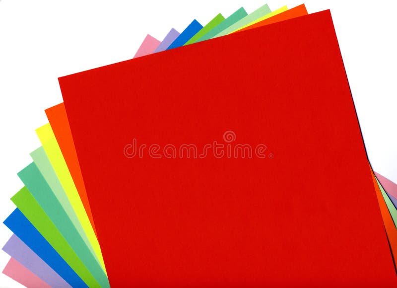 Colored paper stock photo. Image of coloured, card, paper - 30924780