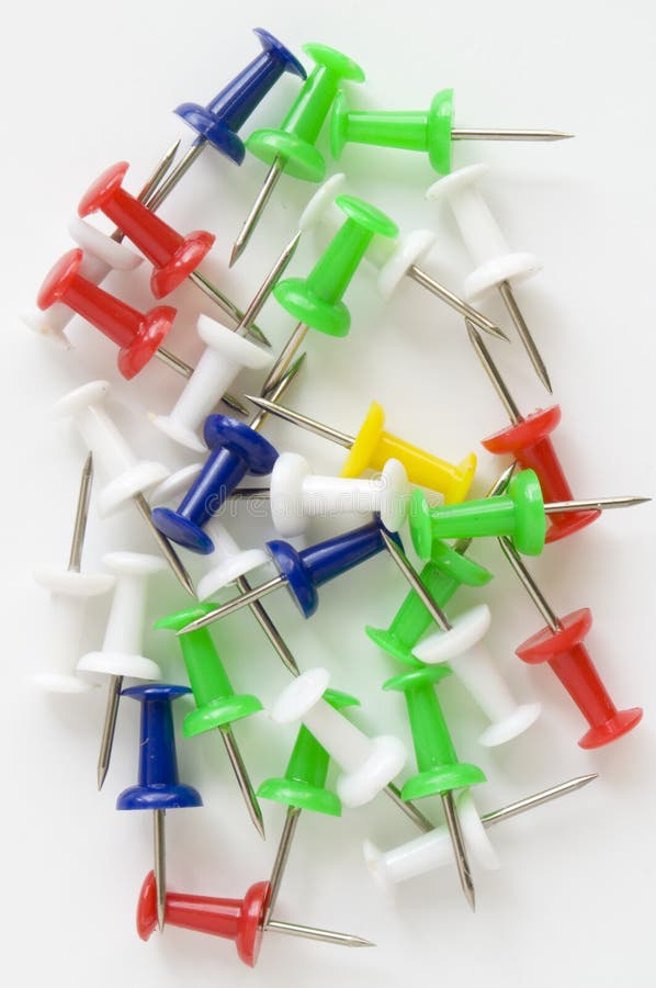 Colored paper clips stock photo. Image of coloured, hold - 1305092