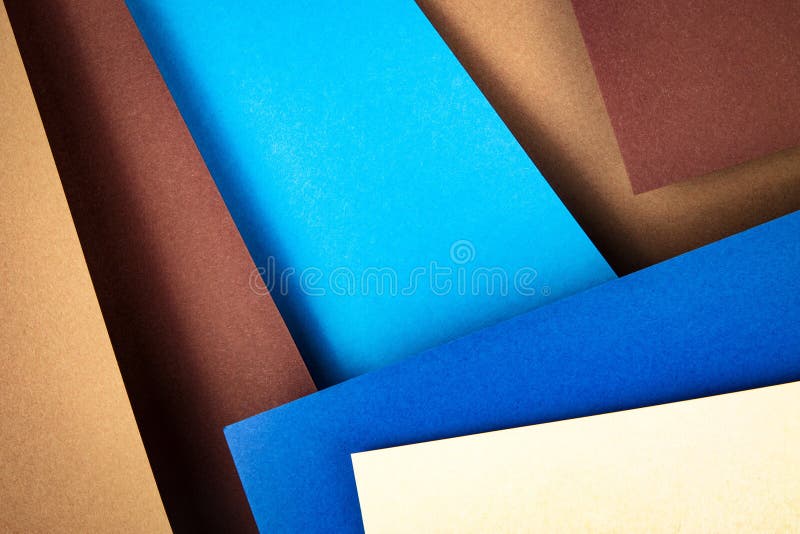 Colored Paper in the Composition Stock Photo - Image of cardboard ...
