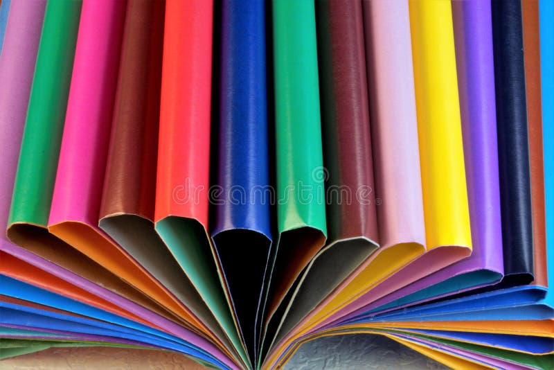 Colored Paper for Creativity in the Form of Sheets for Writing Stock ...