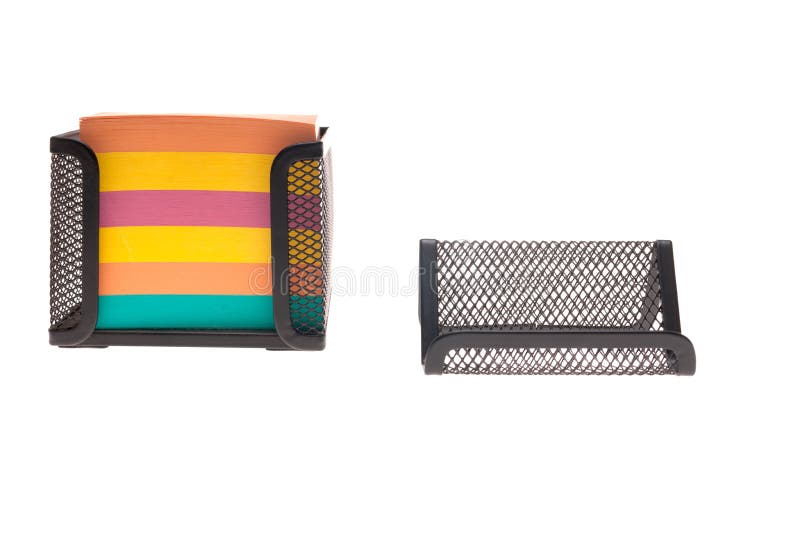 Colored Paper Cube for Notes Stock Image - Image of communication ...