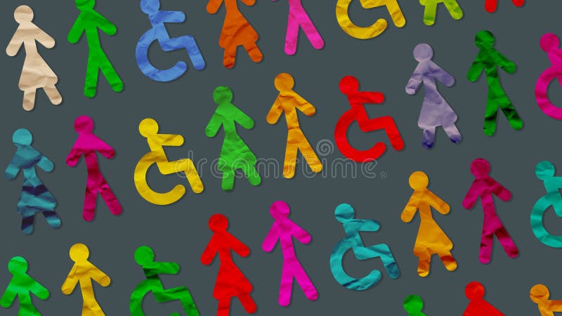 Colored Paper Figures of People As Concept of Diversity and Inclusion ...
