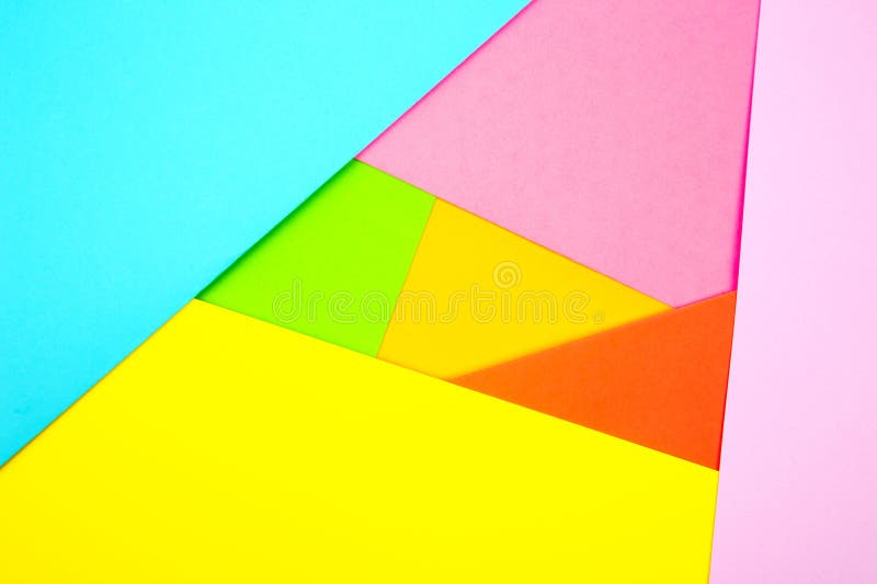 Colored Paper Set. Creativity and Creativity Stock Image - Image of ...