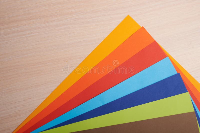 Colored paper stack stock image. Image of paper, group - 77223205