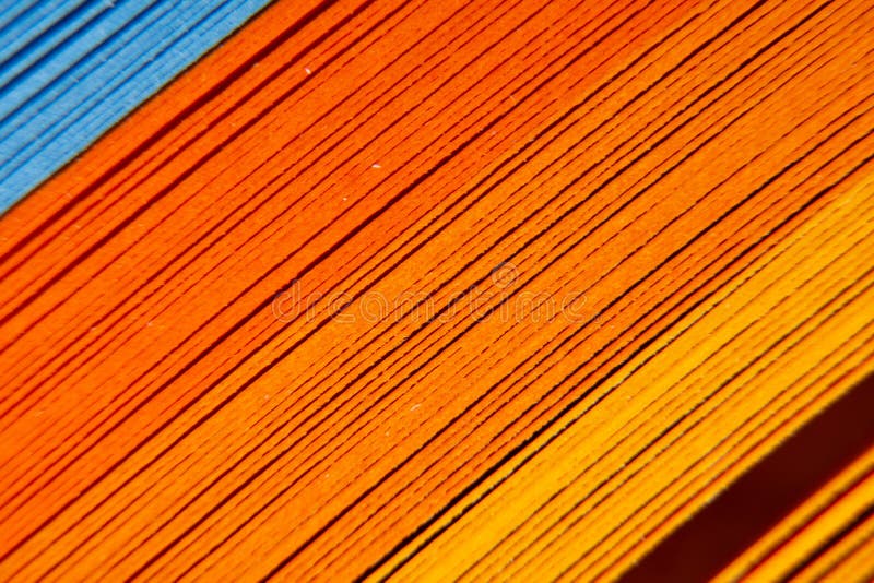 Colored Paper Strips As a Colorful Backdrop. the Colored Paper on a ...