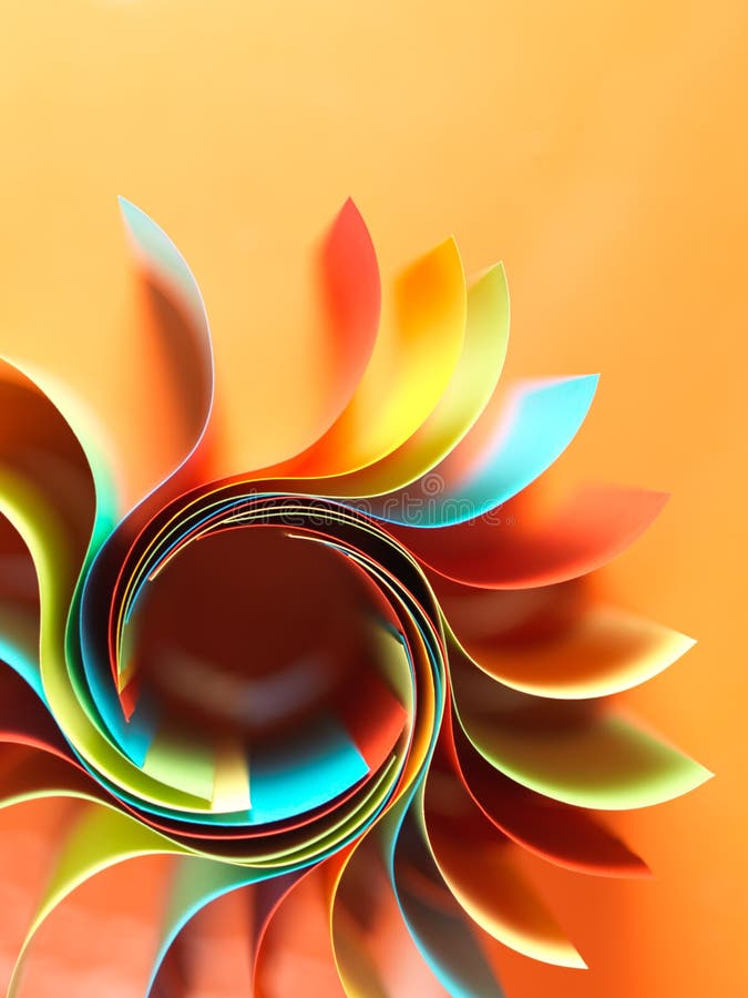 Paper sun stock photo. Image of close, orange, drops - 14984406