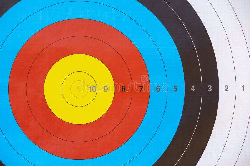 Paper Target For Shooting Practice Stock Image - Image of military ...