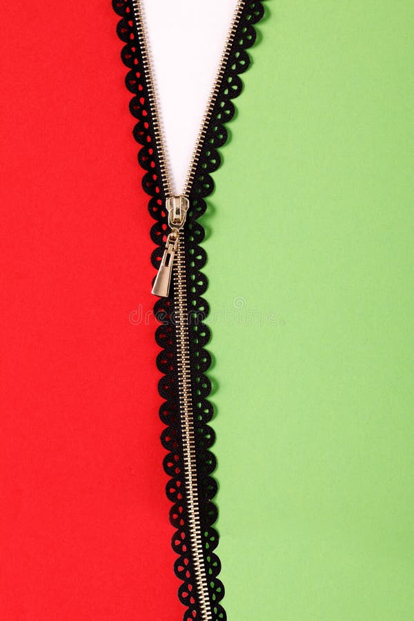 Colored Paper Zipper. Colors are Connected by Zipper Stock Image ...