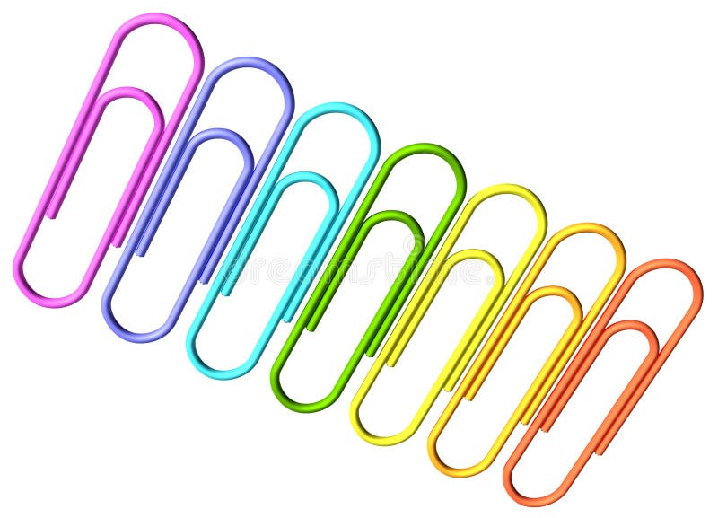 Paperclips Laid Stock Illustrations – 21 Paperclips Laid Stock ...